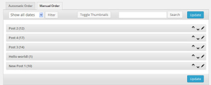 Manual / Automatic sorting type usage
