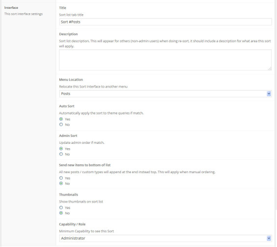 Understanding Sort List Settings Area Nsp Code