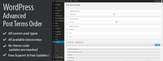 Advanced Post Terms Order