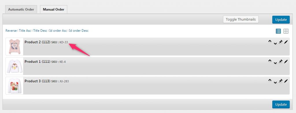 Display The Sku For Woocommerce Products Within Re Order Interface Nsp Code 6721