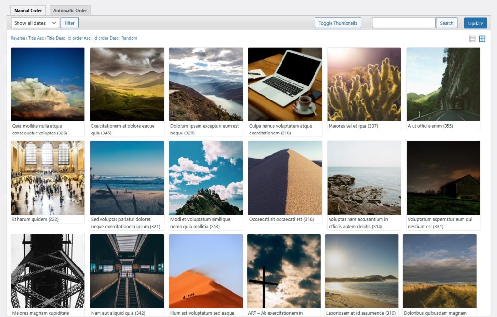 Grid Sorting - Visualize & Arrange Your Thumbnails Easily